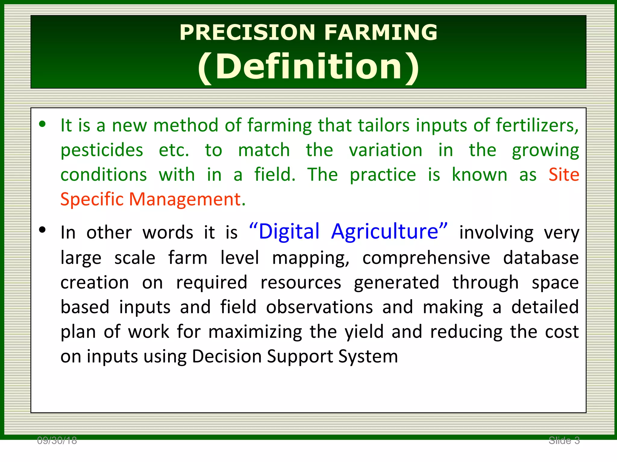 Precision farming 1 | PPT