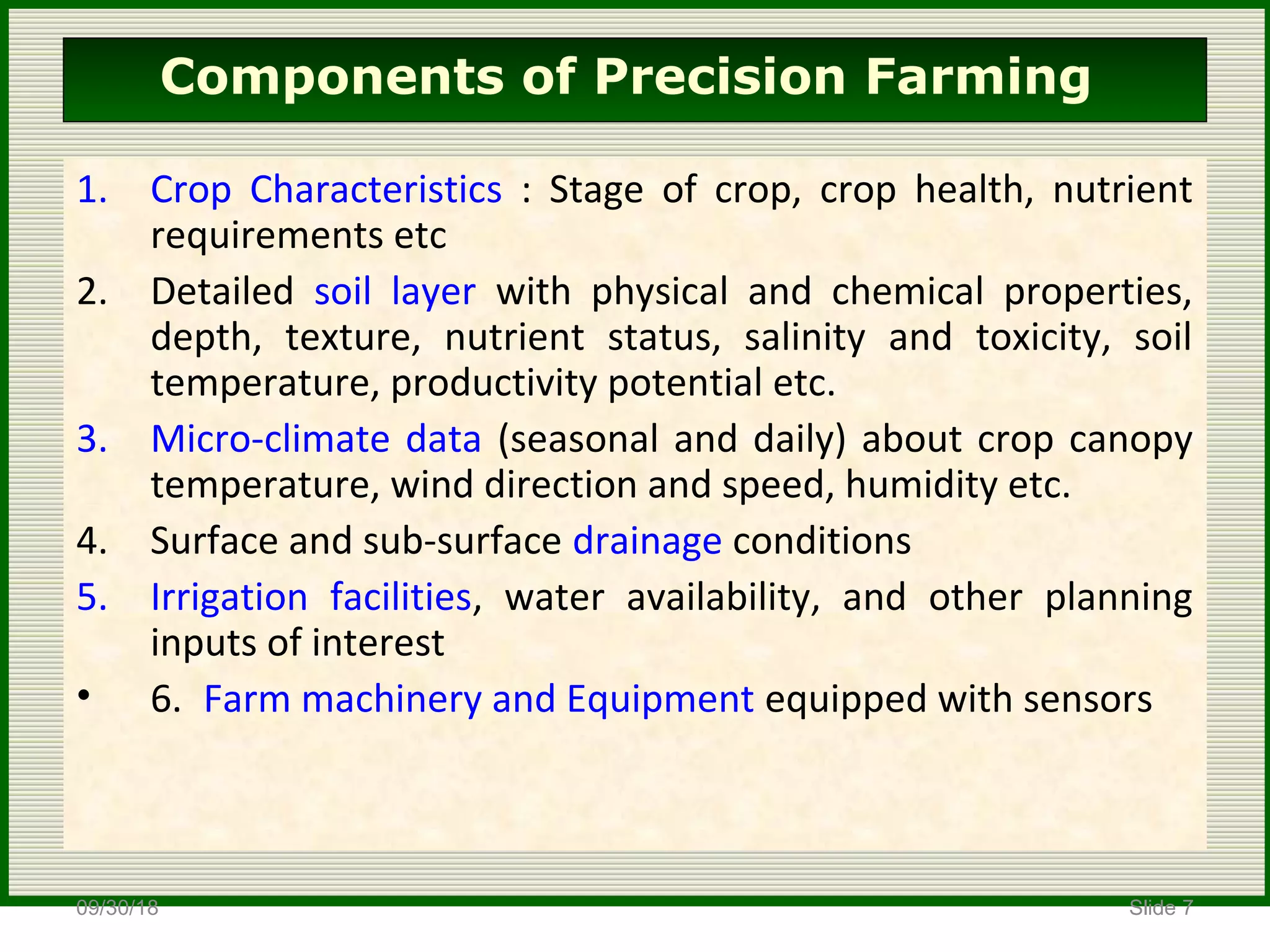 Precision farming 1 | PPT