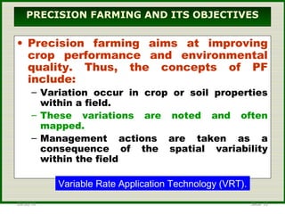Precision farming 1 | PPT | Agriculture | Industries