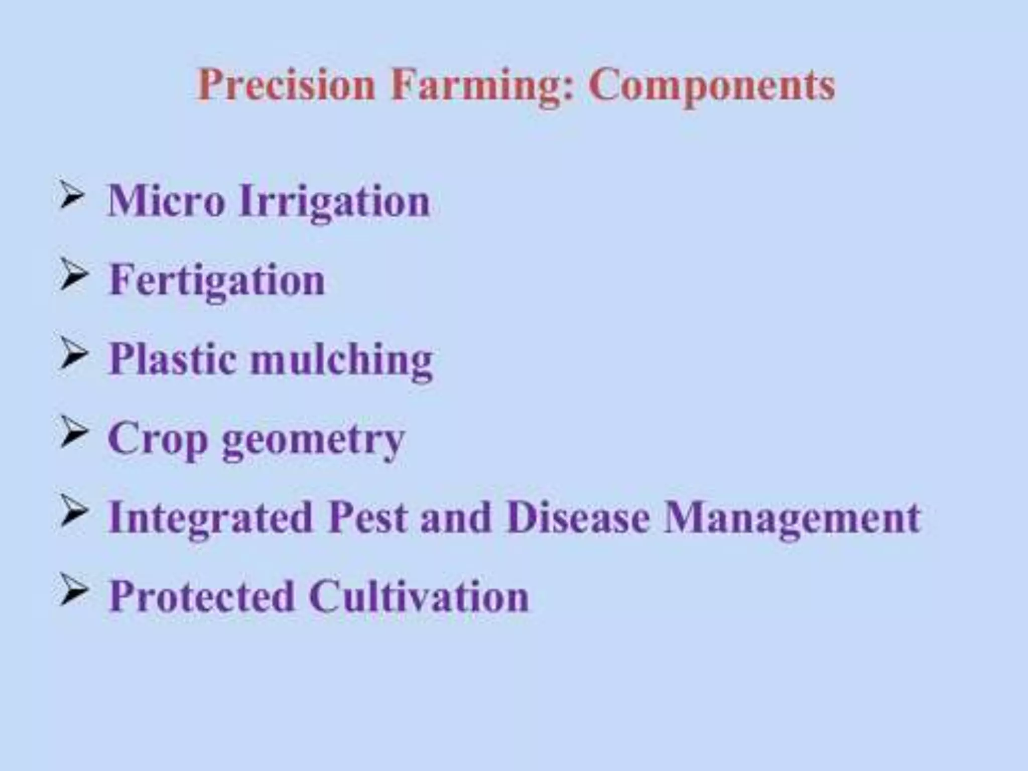 Precision farming in horticulture | PPTX