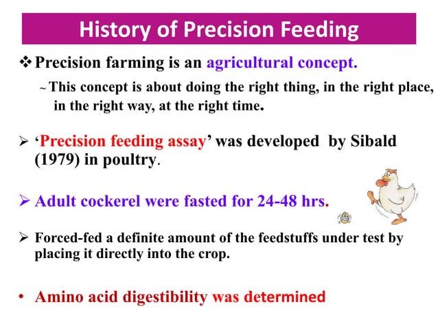 Precision feeding in livestock | PPTX | Agriculture | Industries