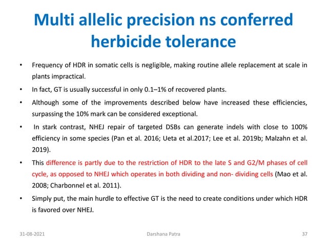 Precision Breeding in Plants | PPT