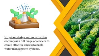 Precision in Irrigation Design and Construction by Irri Design Studio ...