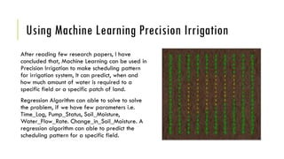 Precision Irrigation using IoT and Machine Learning for Drip Irrigation ...
