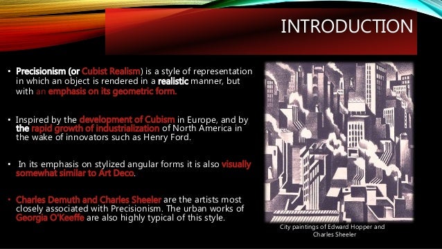 Precisionism art movement