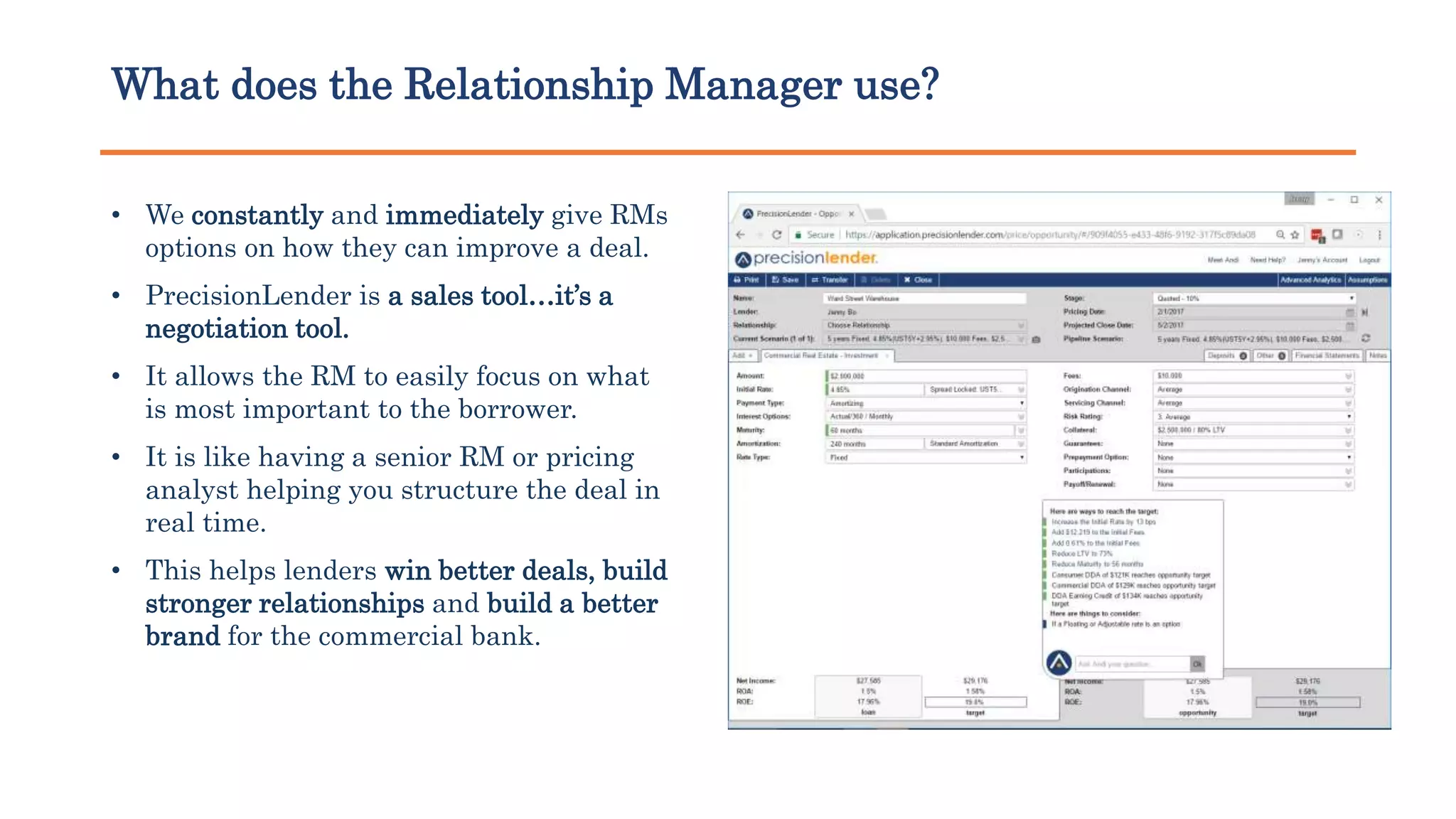 PrecisionLender Overview for BSCU | PPTX
