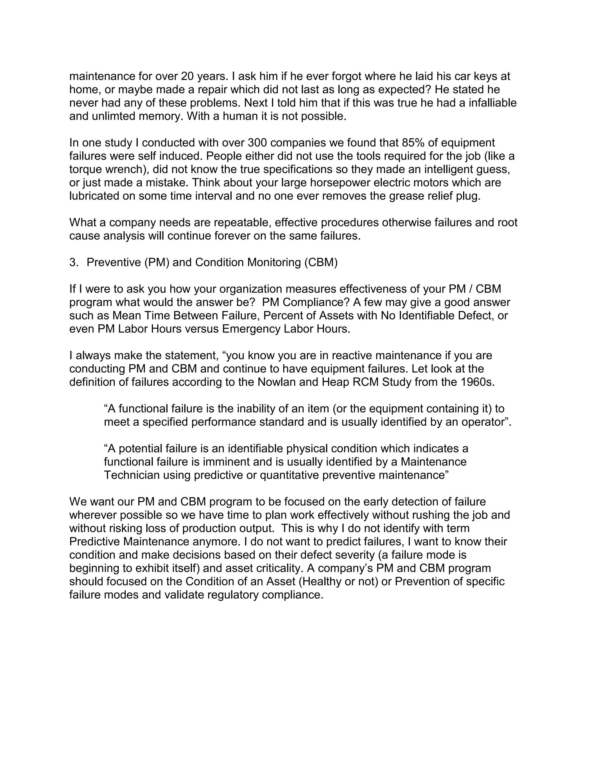 Precision Maintenance | PDF | Business | Business and Finance