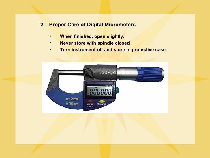 Precision measurement