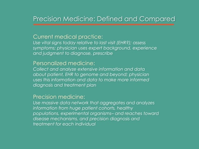 Precision Medicine - The Future of Healthcare | PDF | Genetics | Science