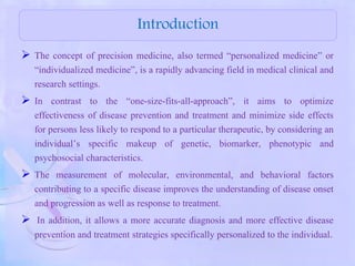 Precision medicine seminar....2017