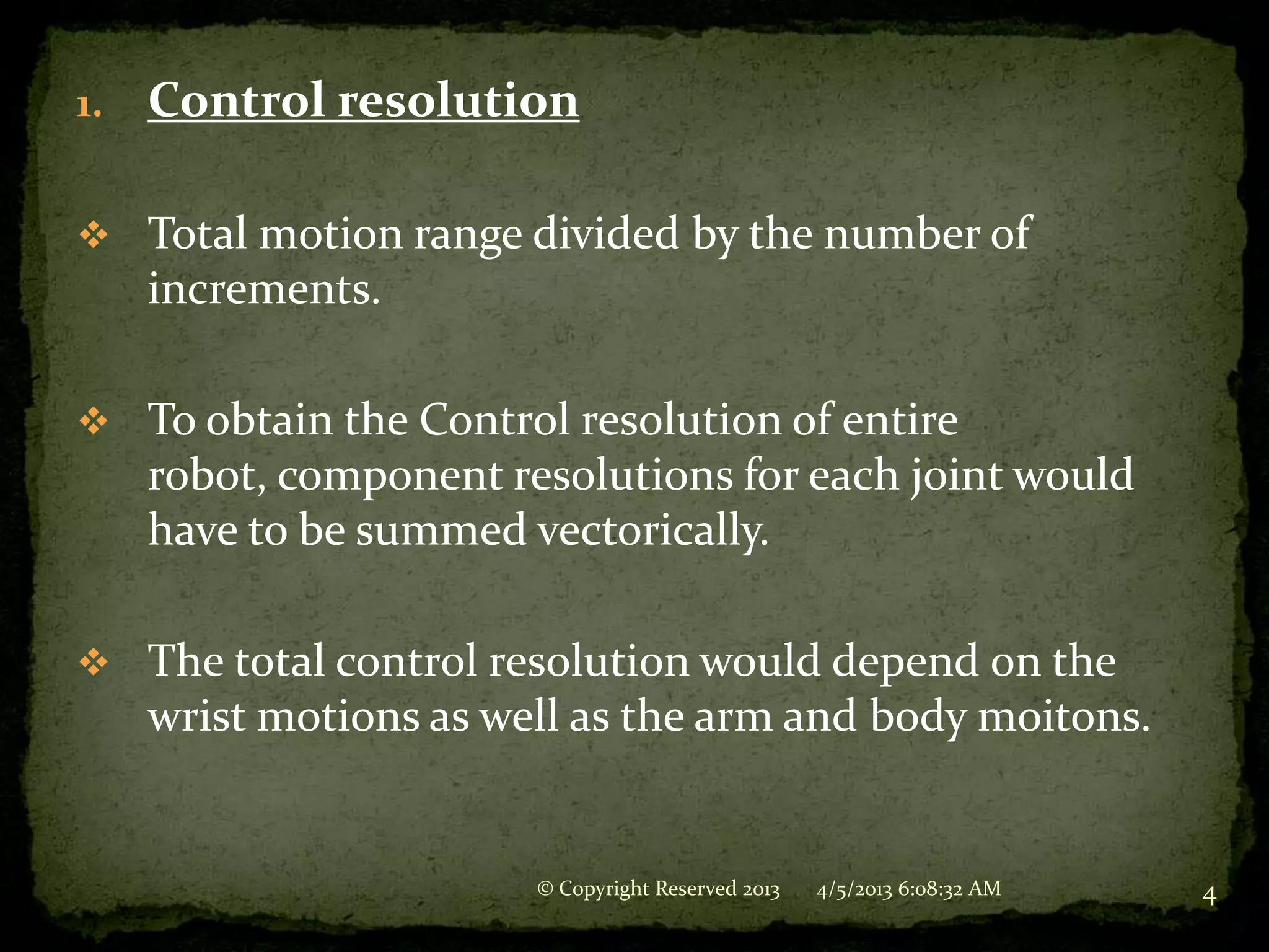 Precision of movement | PPTX