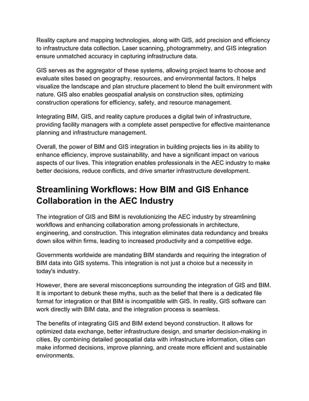 Precision Planning_ The Game-Changing Influence of BIM-GIS Integration in Building Projects.docx