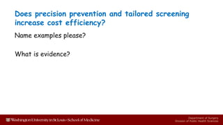 Precision prevention and tailored screening public | PPT