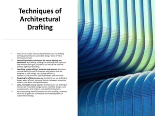 Precision and Progress Navigating the World of Architectural Drafting | PPT