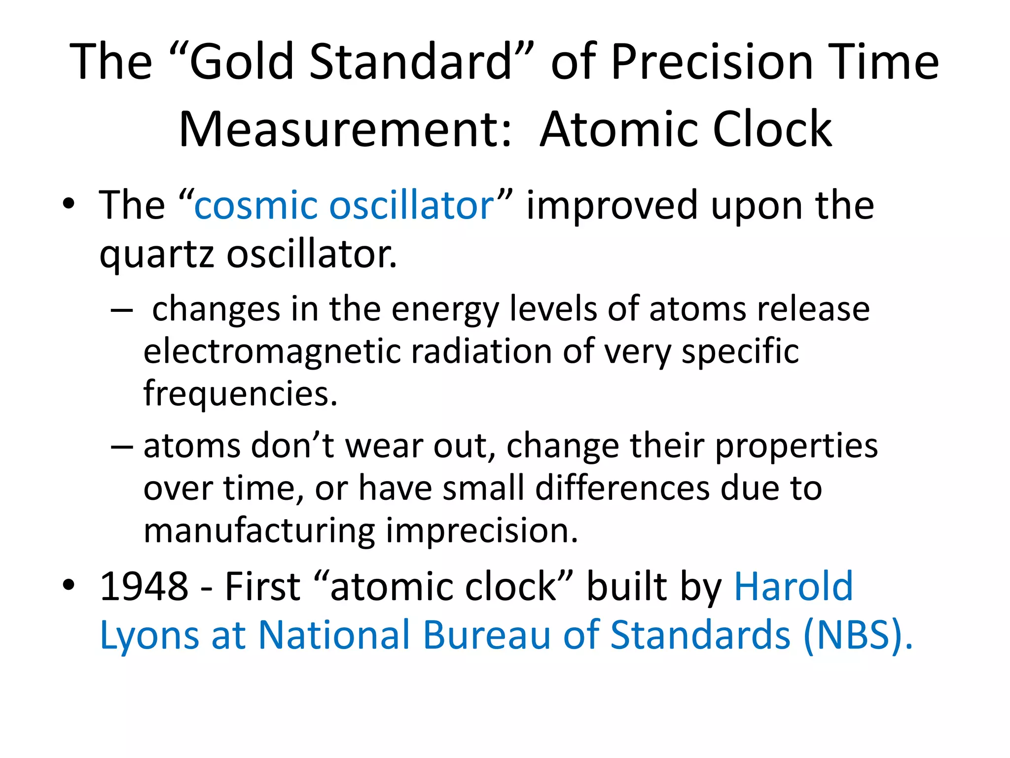 Precision time measurement | PPTX