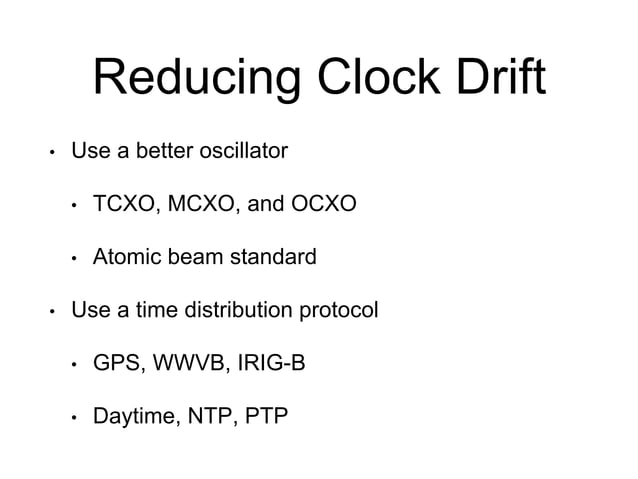 Precision Time Protocol | PPTX