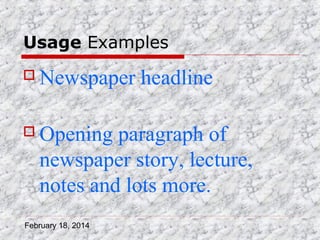 Precis (or summary) | PPT