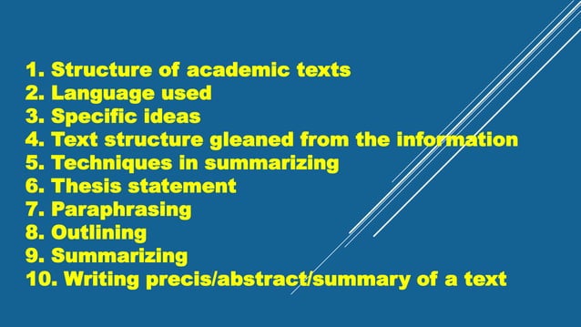 EAPP Precis Writing | PPTX