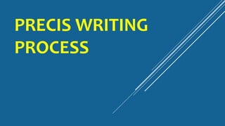 EAPP Precis Writing | PPTX