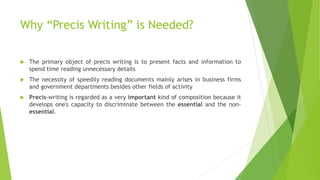 Precis Writing.pptx
