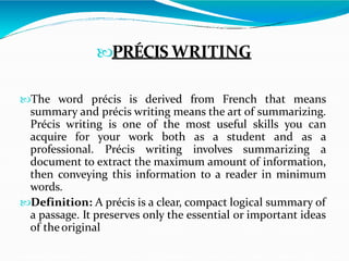 PRECIS WRITING.pptx