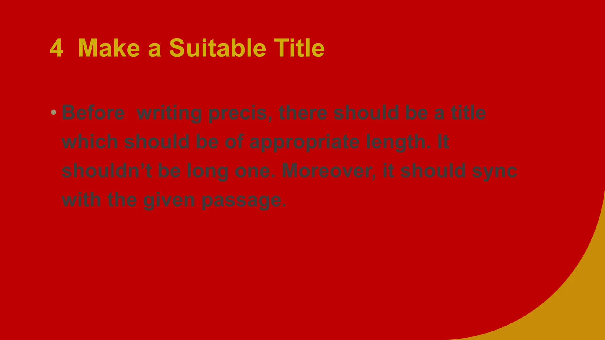 precis writing.pptx English for business | PPTX