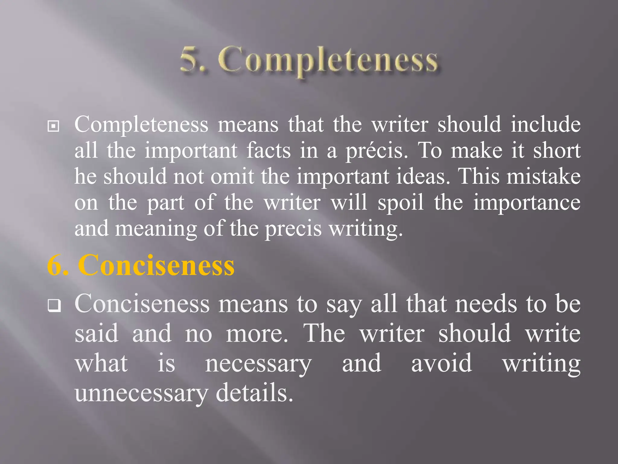 Expository writing PRECIS WRITING LECTURE 6 .pptx