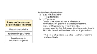 Preclampsia sin y con criterios de severidad: manejo.pptx