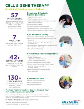 Cell & Gene Therapy Preclinical Development Solutions | PDF ...