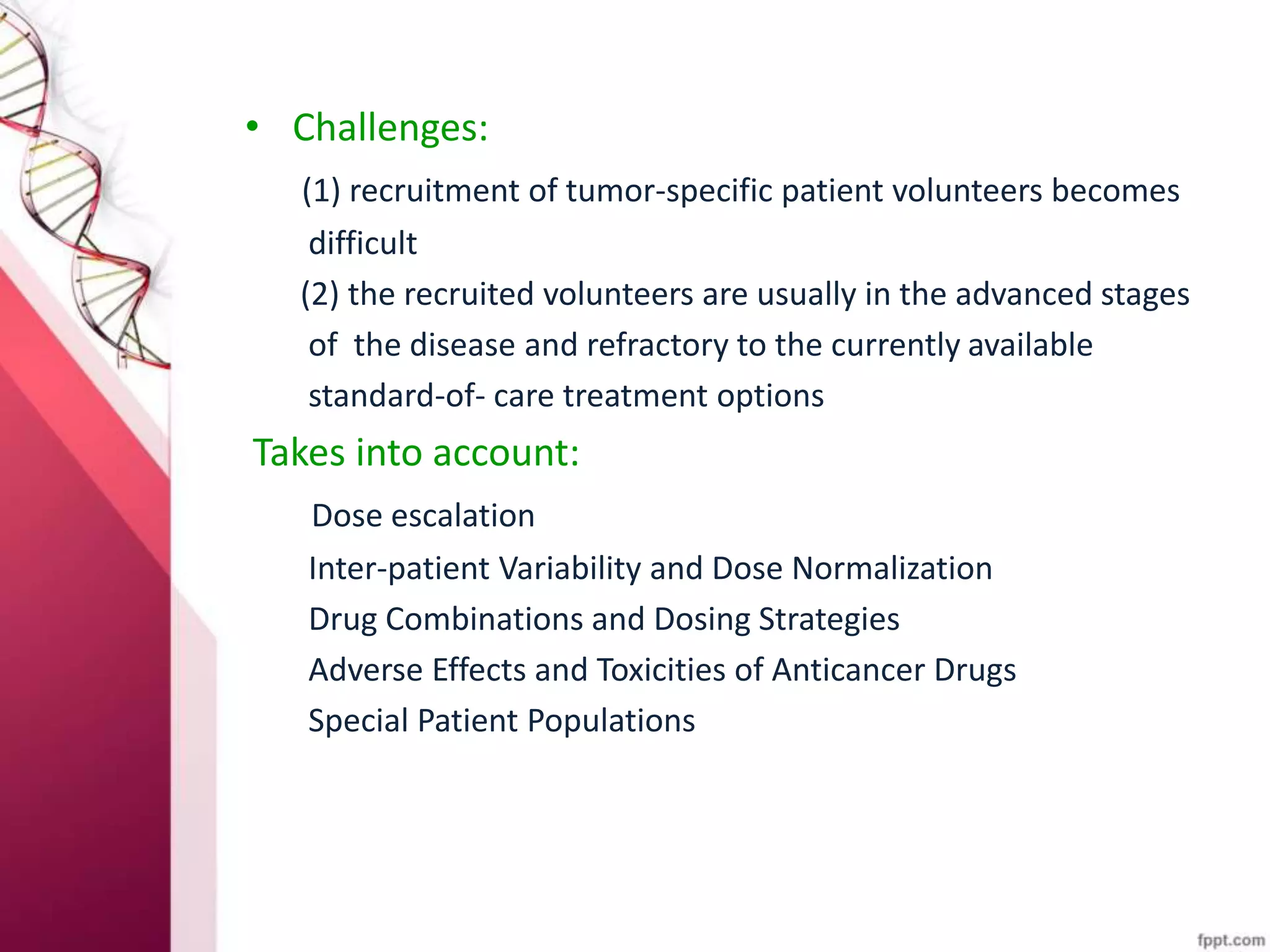 Preclinical and clinical screening of anticancer drugs | PPTX