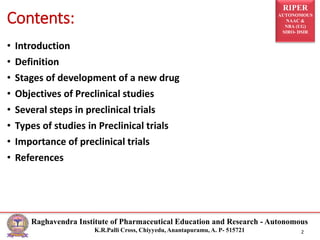 Preclinical development | PPTX