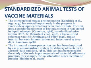 Pre clinical evaluation of pertussis vaccine (1) | PPT