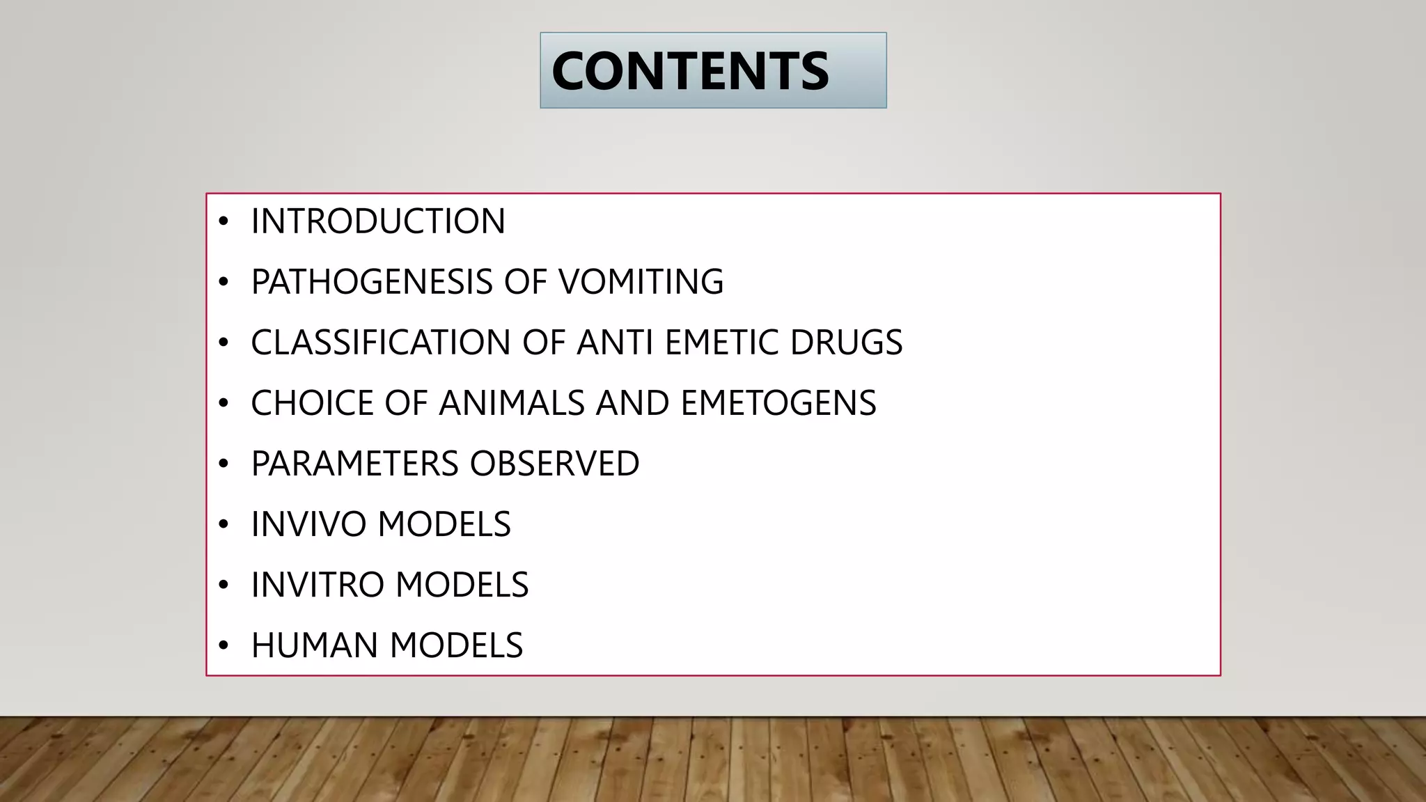 preclinical screening method of antiemetic drugs.pptx