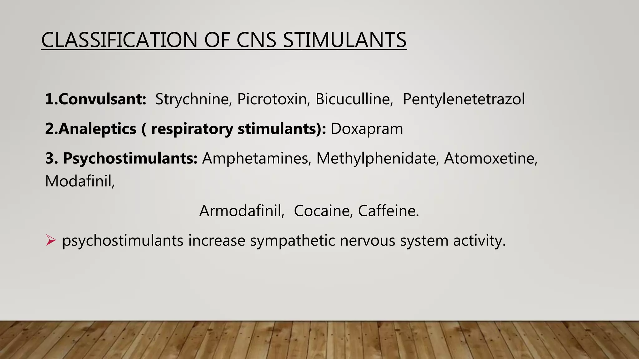 Preclinical screening methods of cns stimulants | PPTX