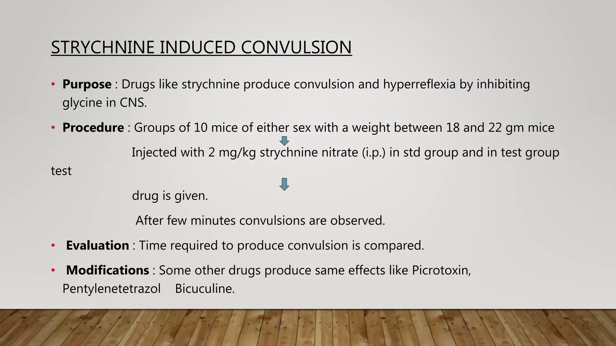 Preclinical screening methods of cns stimulants | PPTX