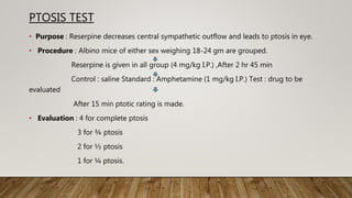 Preclinical screening methods of cns stimulants | PPTX