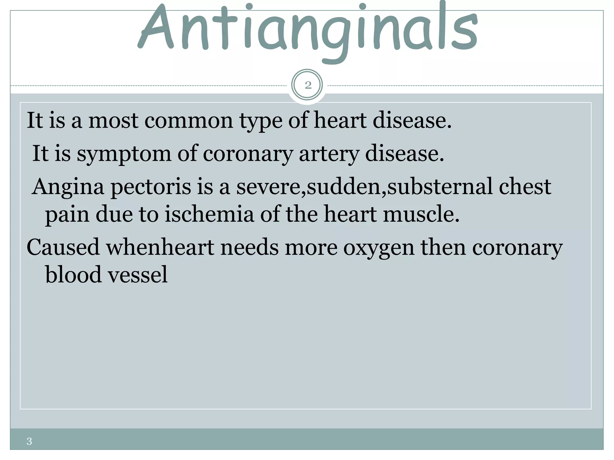 Preclinical screening of anti anginals | PPTX
