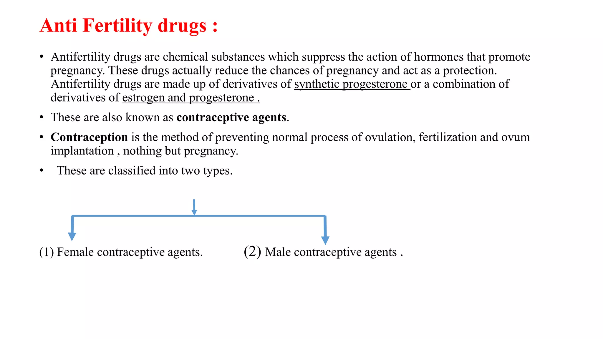 Pre clinical screening of anti fertility drugs | PPTX