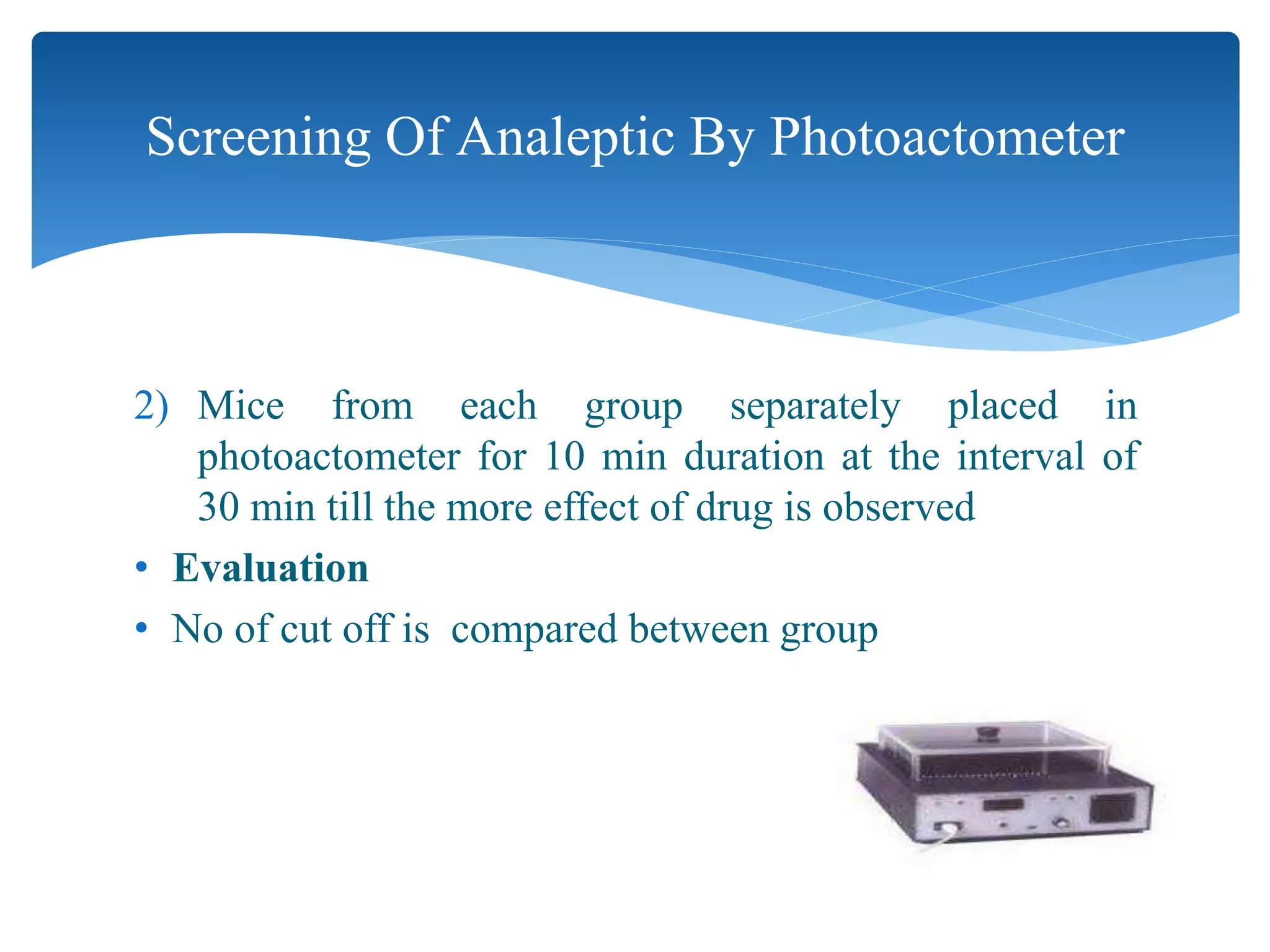 Preclinical screening of new substance for pharmacological activity | PPTX
