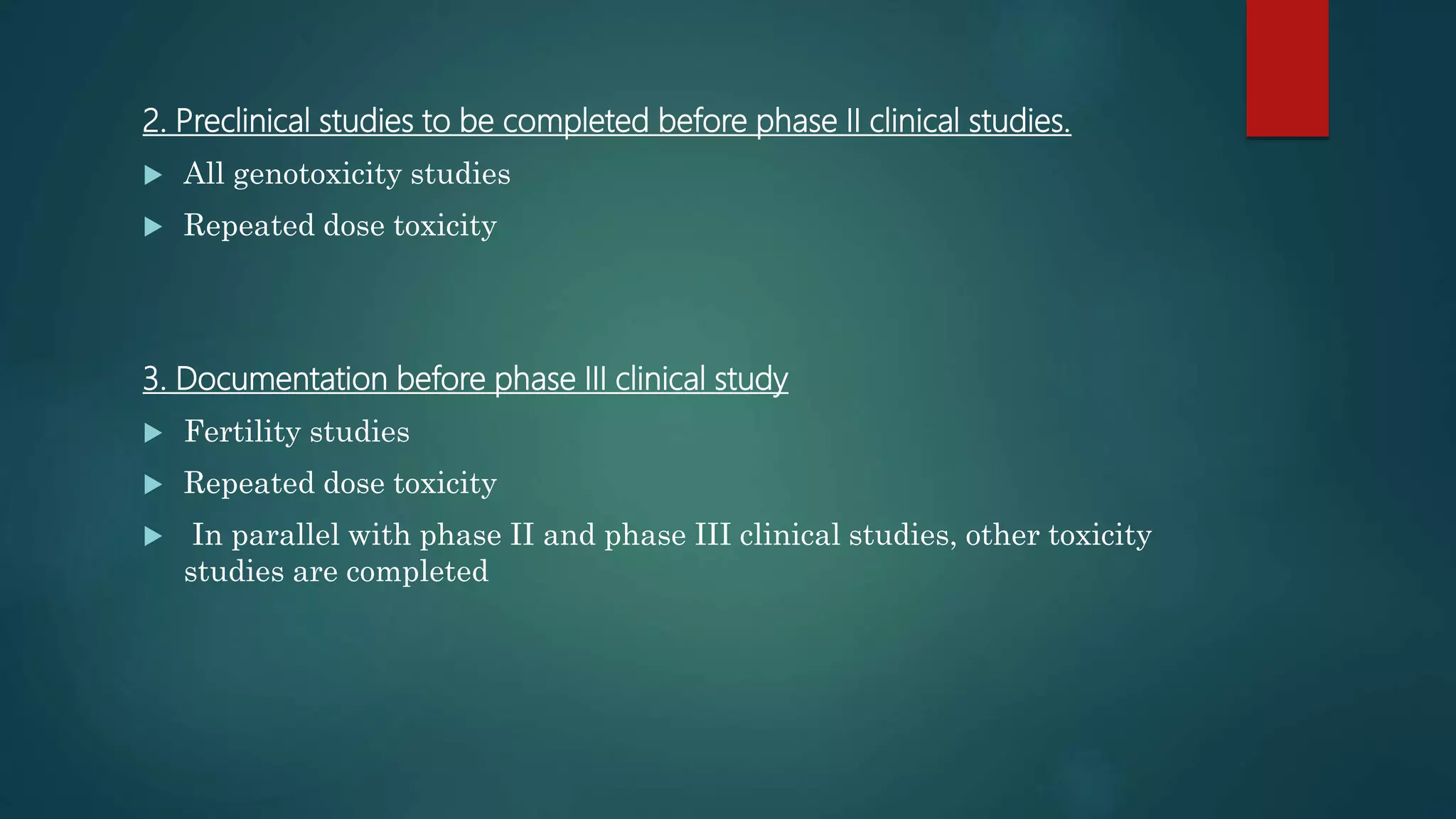 Preclinical studies | PPTX