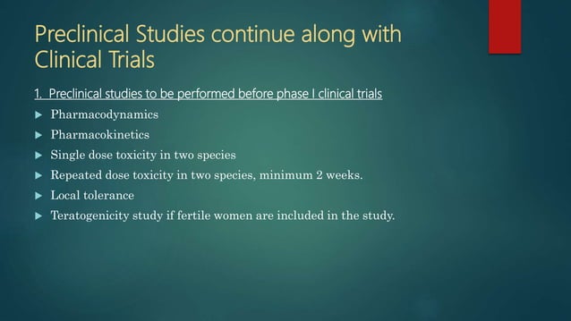 Preclinical studies | PPTX