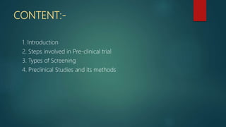 Preclinical studies | PPTX