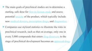 PRECLINICAL STUDIESin drug discovery and development.pptx