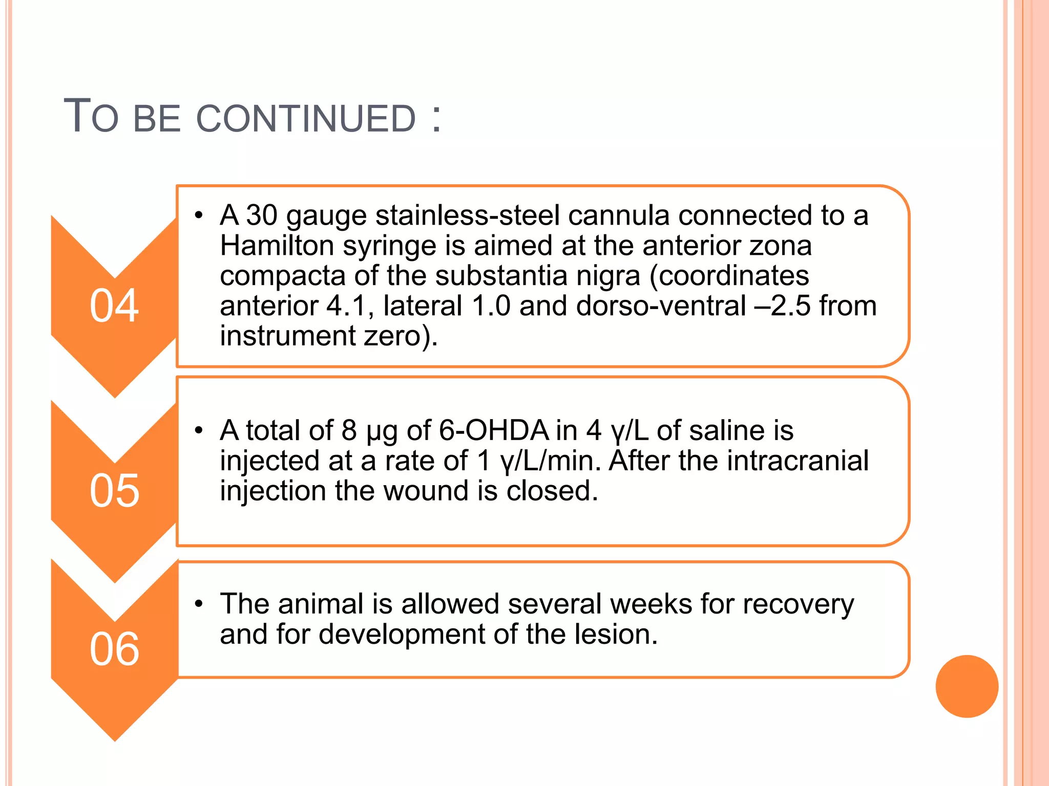 Preclinical study of anti parkinsonian drugs | PPTX
