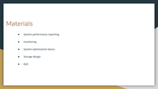 linux monitoring and performance tunning | PDF
