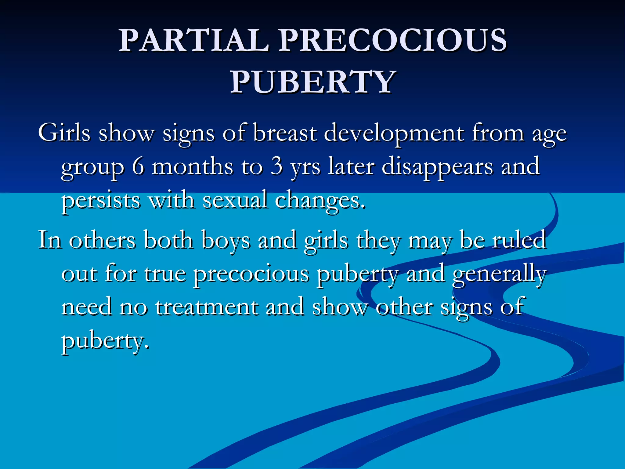 Precocious Puberty | PPT