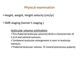 Precocious puberty | PPTX