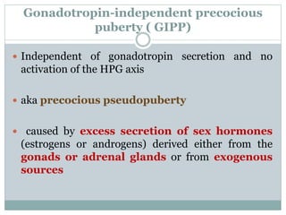 Precocious puberty | PPT