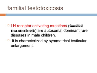 Precocious puberty | PPT