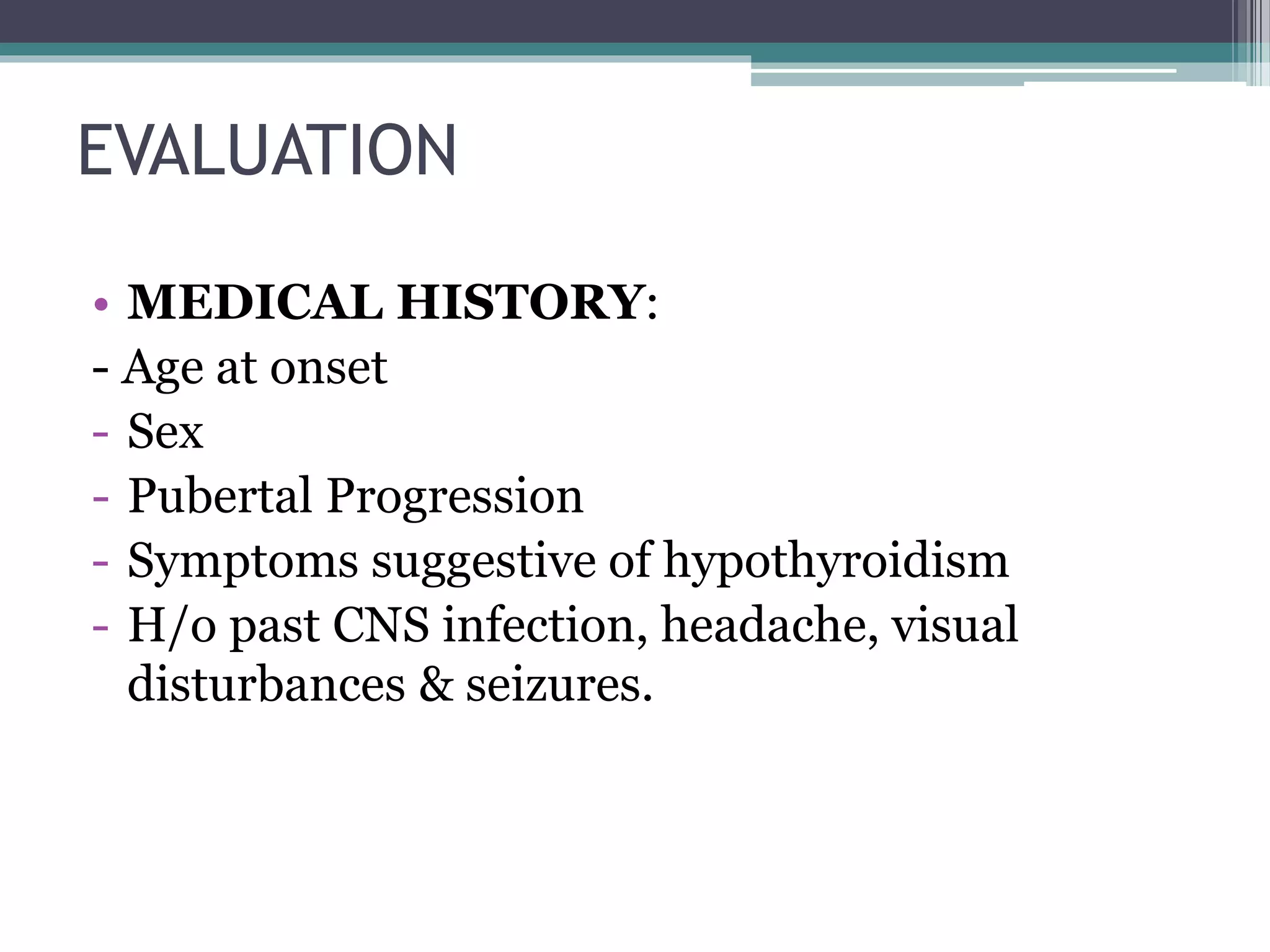 Precocious puberty | PPTX